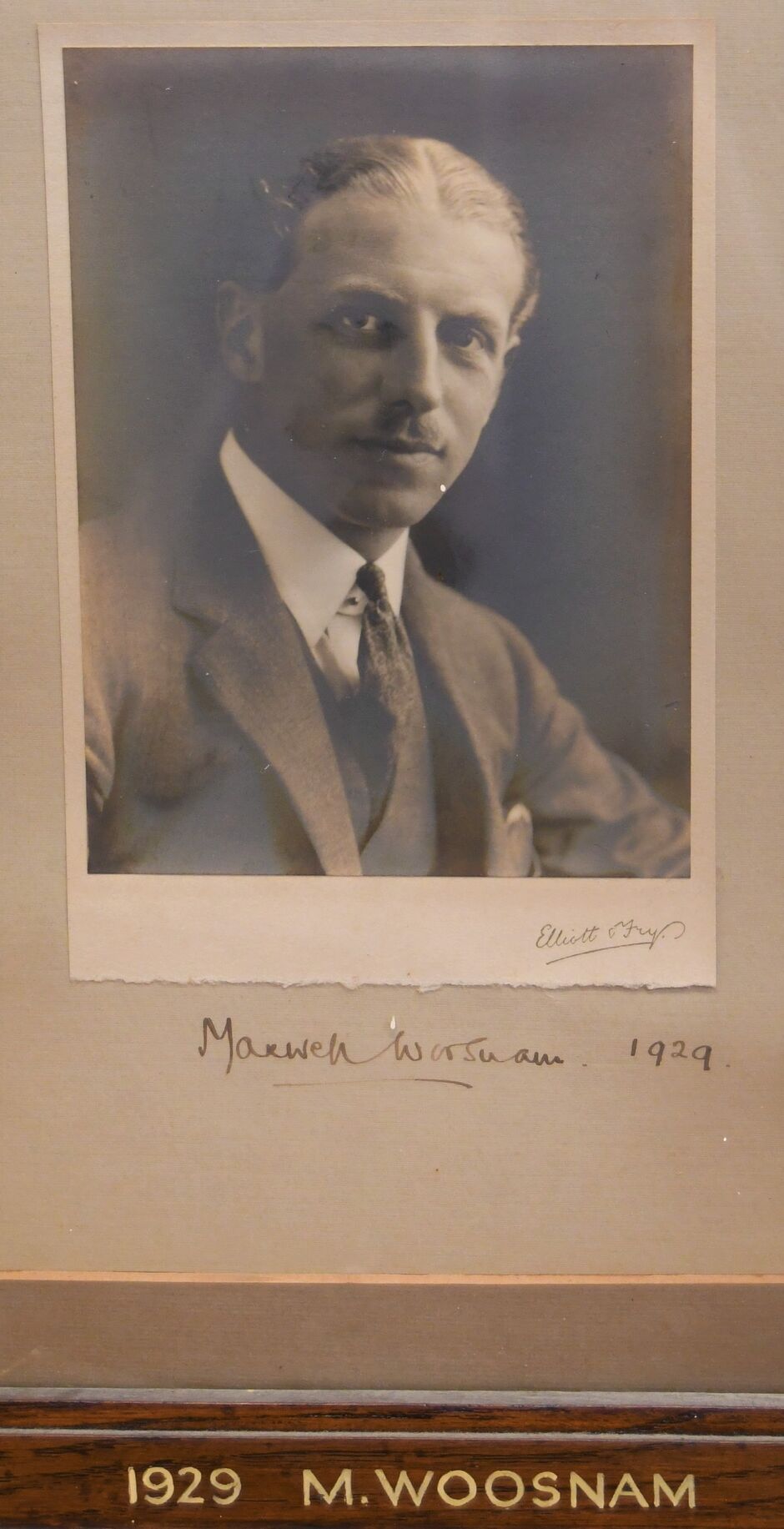 A Captain of Sandiway Max Woosnam